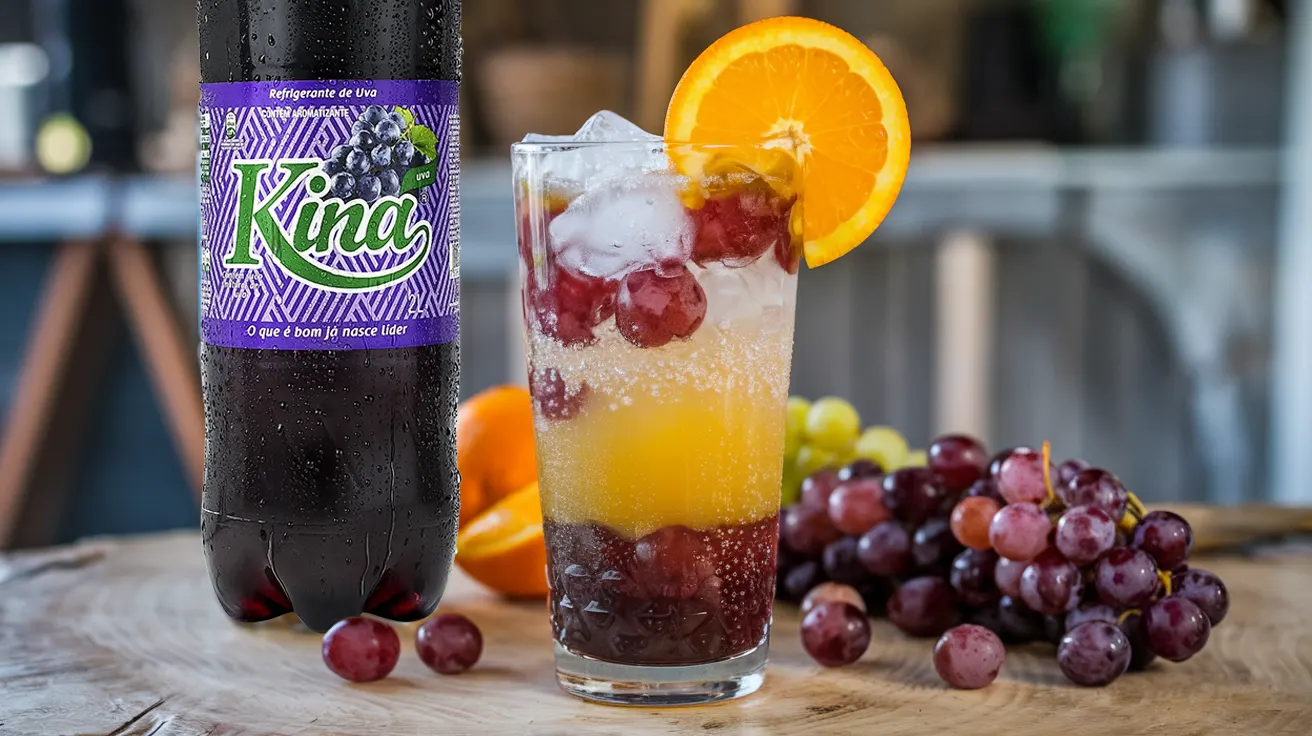 Purple Sunset – Drink com Refrigerante de Uva 🍇🍹 – Bebidas Quinari